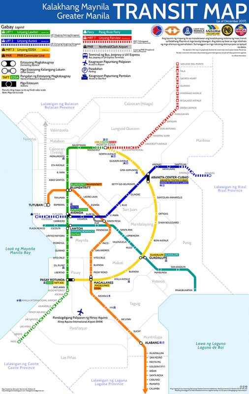 Finally A Greater Manila Transit Map For All Commuters VISOR PH