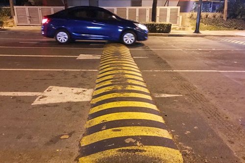 Why does Bonifacio Global City use tall speed bumps? | VISOR