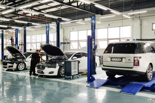 A service facility for Jaguar and Land Rover cars | VISOR