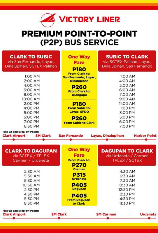 Victory Liner now serving P2P bus routes from Clark | VISOR