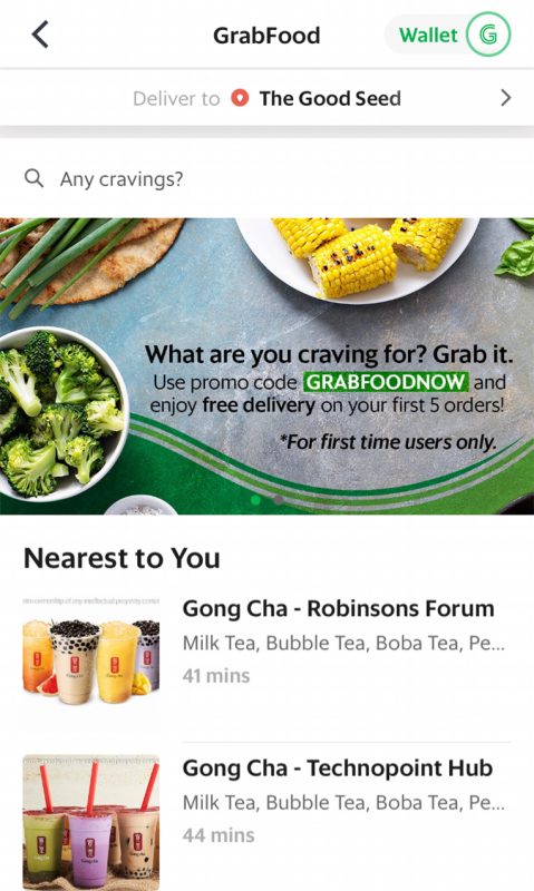 We tried GrabFood and ended up sharing our meal with the delivery guy ...