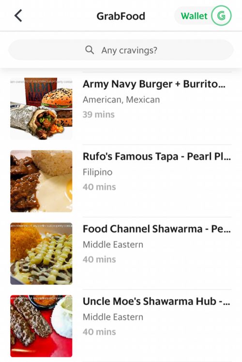 We tried GrabFood and ended up sharing our meal with the delivery guy ...