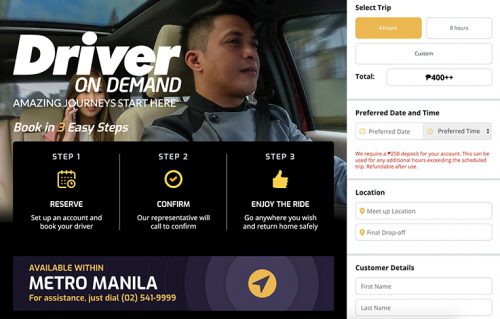 BeepBeep.ph now lets you hire a driver for 4 hours for just P400 | VISOR