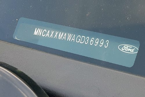 Here’s our vehicle’s info, accessed via the QR code on its RFID sticker ...