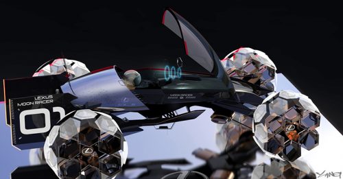 Lexus reaches for the moon with these concept vehicle sketches | VISOR