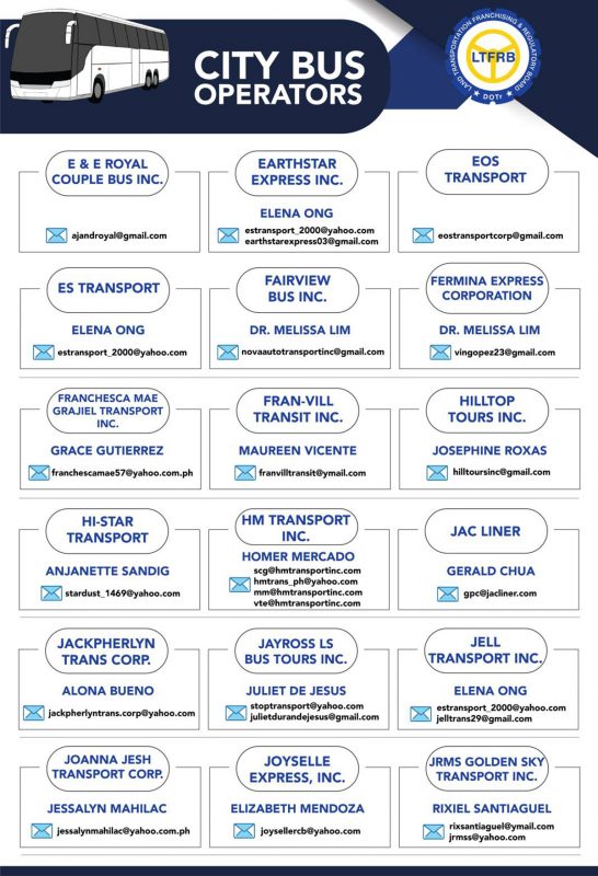 Here are the bus operators you can lease shuttle vehicles from | VISOR