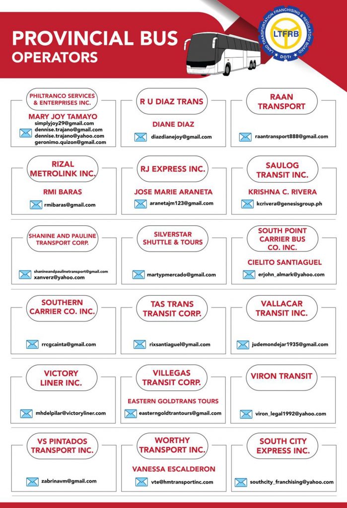 Here are the bus operators you can lease shuttle vehicles from | VISOR