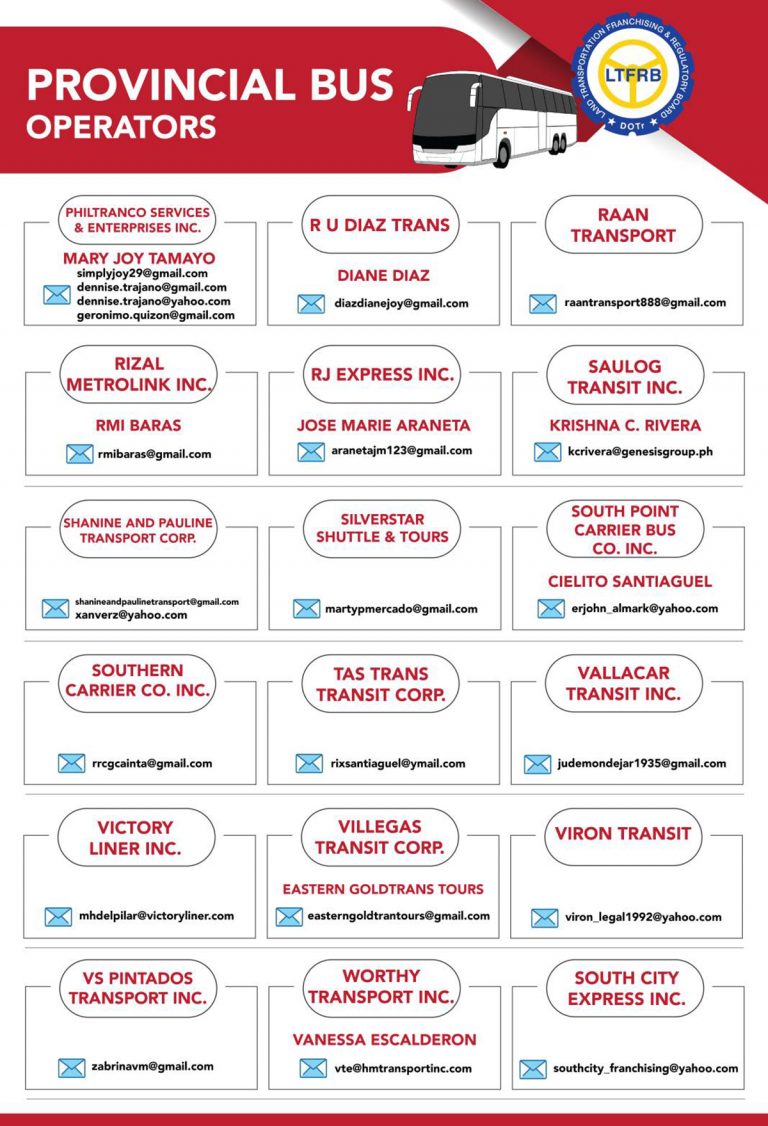 Here are the bus operators you can lease shuttle vehicles from | VISOR