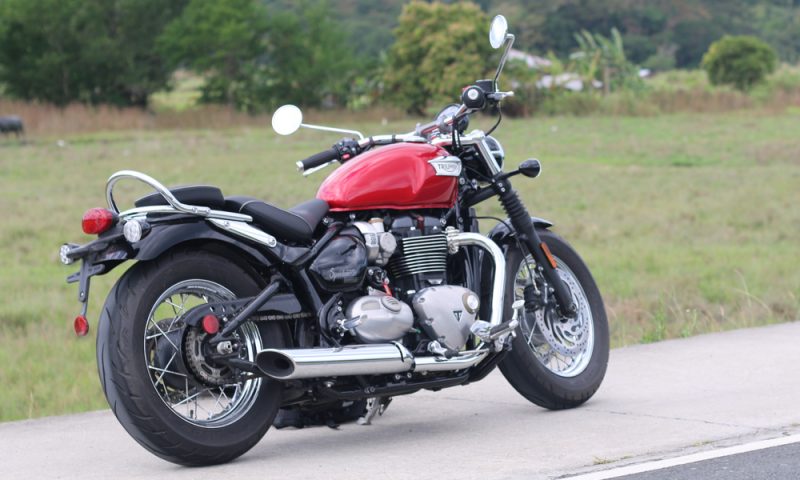 The Triumph Bonneville Speedmaster is a cruiser from England | VISOR