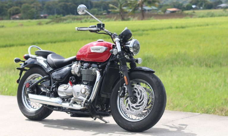 The Triumph Bonneville Speedmaster is a cruiser from England | VISOR