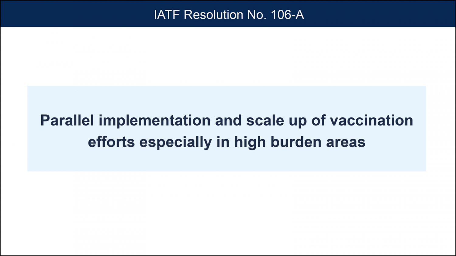 Here are the guidelines for the new ECQ