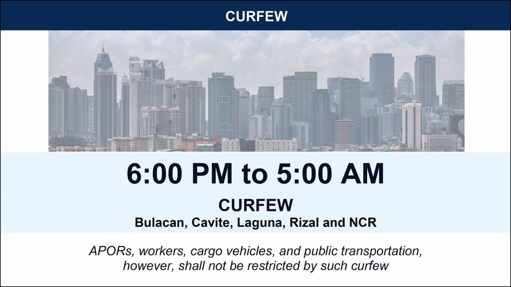 Here are the guidelines for the new ECQ | VISOR