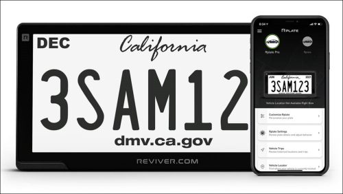 Electronic license plates are the future | VISOR