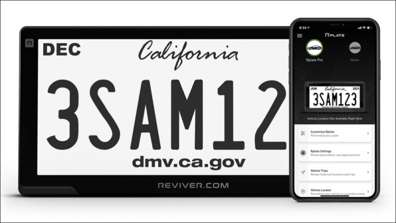 Electronic license plates are the future | VISOR