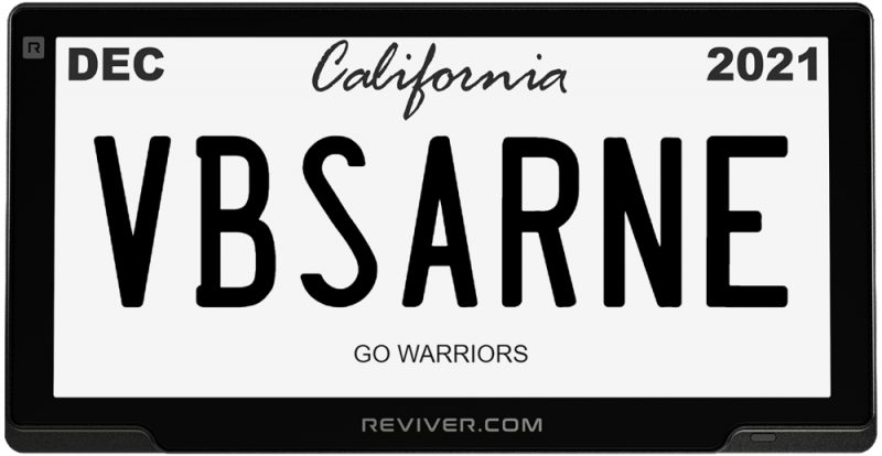 Electronic license plates are the future | VISOR