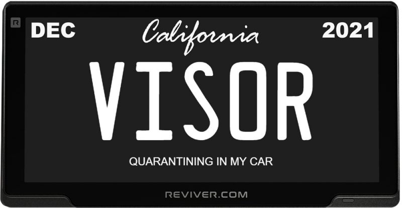 Electronic license plates are the future | VISOR