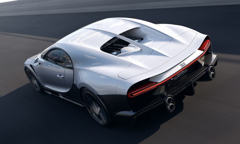 The Bugatti Chiron Super Sport’s solution to speed is a long tail