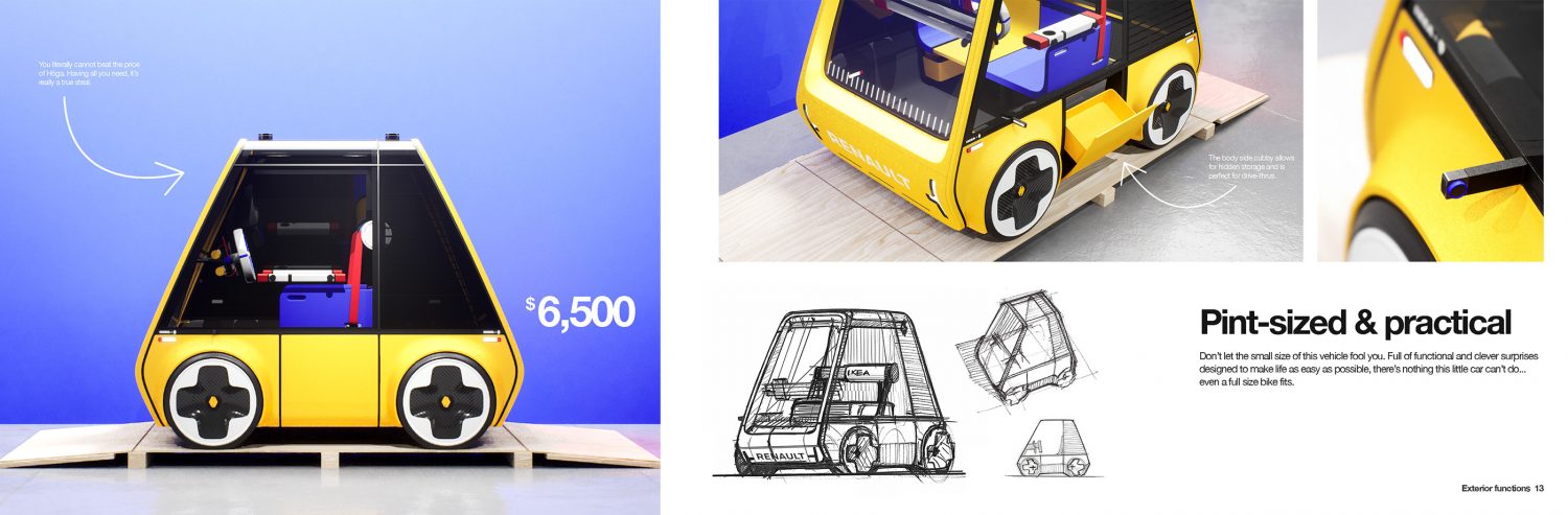 For his thesis, a student designs an IKEA car | VISOR