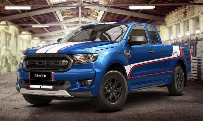 This base-variant Ford Ranger gets racing stripes | VISOR
