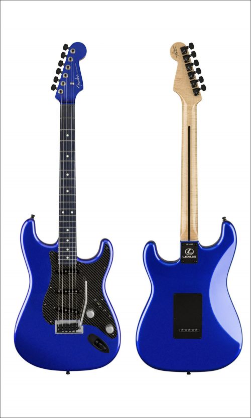 Fender created a Stratocaster painted in Lexus Structural Blue | VISOR