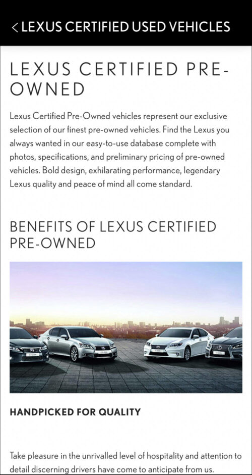 The myLexus app is here to make lives easier | VISOR