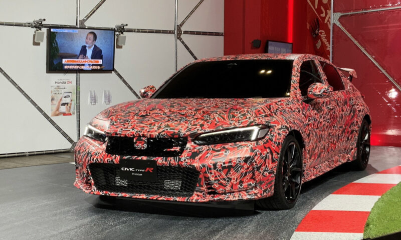 Camouflaged all-new Honda Civic Type R makes Tokyo Auto Salon debut | VISOR