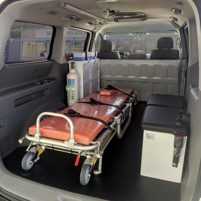 It is easy to get in and out of the Hyundai Grand Starex Cargo ...