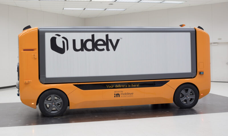 The Udelv Transporter will prevent package theft during deliveries | VISOR