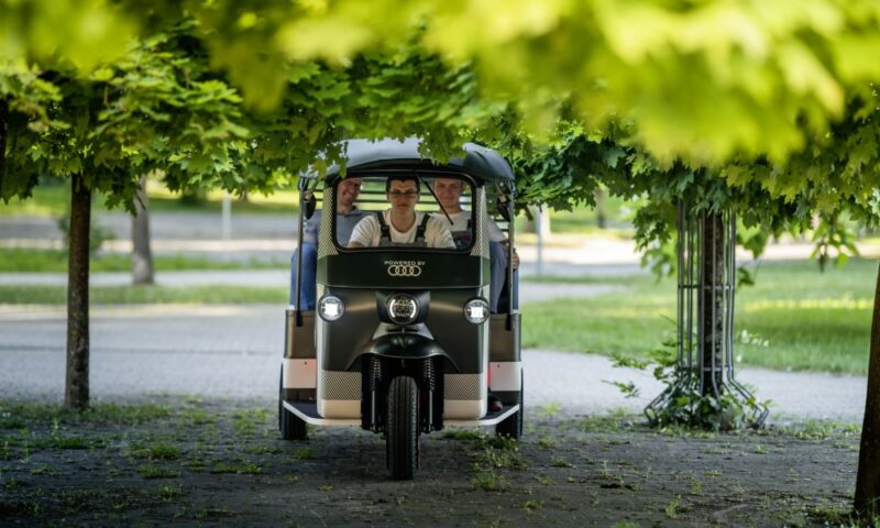This rickshaw is powered by used Audi e-Tron batteries | VISOR