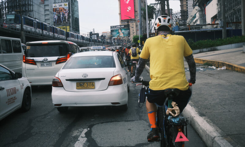 How are the bike lanes along EDSA? The Move As One Coalition holds a ...