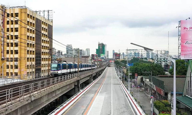 The southbound section of the EDSA-Kamuning flyover will open ahead of ...