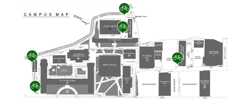 Lasallians, in case you didn’t know, DLSU Manila has bike parking | VISOR