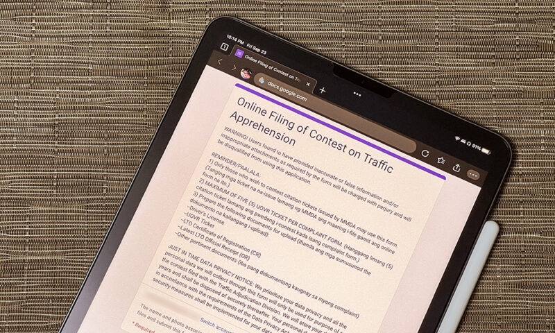 You can now contest MMDA traffic violations online | VISOR