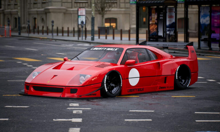Liberty Walk will debut a wide-body Ferrari F40 at the next Tokyo Auto ...