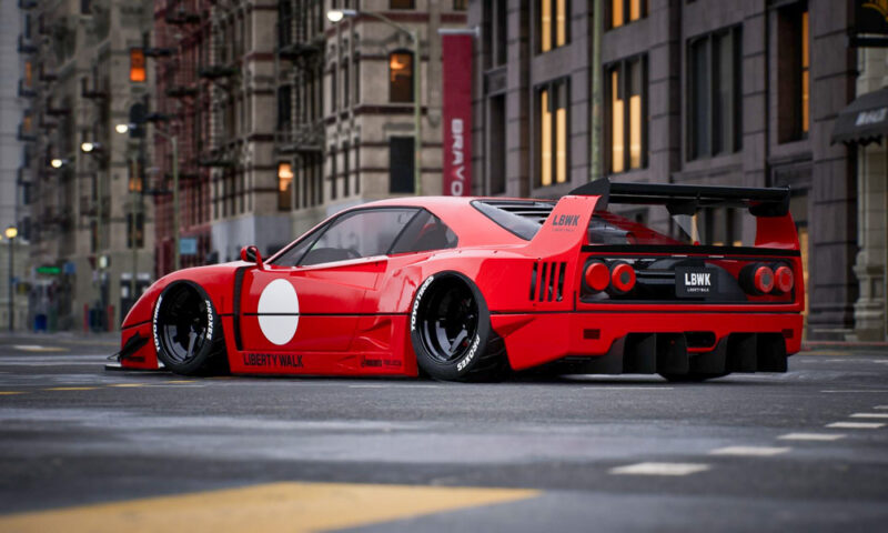 Liberty Walk will debut a wide-body Ferrari F40 at the next Tokyo Auto Salon | VISOR