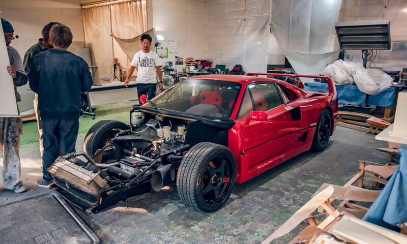 Liberty Walk will debut a wide-body Ferrari F40 at the next Tokyo Auto ...