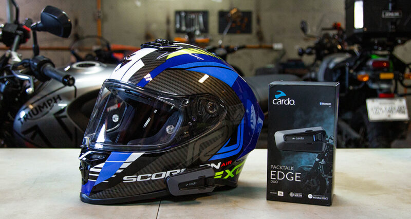 Have a party in your helmet with the Cardo Packtalk Edge | VISOR