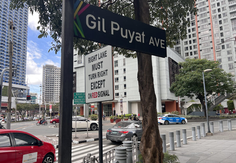No left turns from Ayala Avenue to Gil Puyat Avenue starting March 6 ...