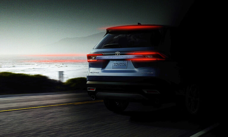 The Toyota Grand Highlander will be able to comfortably seat adults in ...