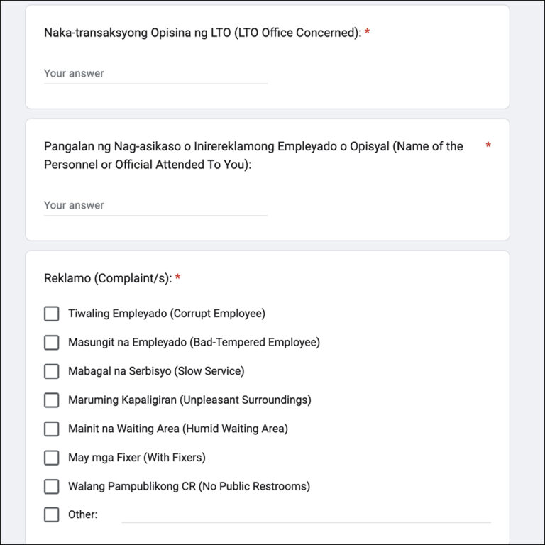 You can now send LTO complaints via QR code | VISOR