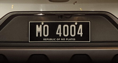 FYI: You are not allowed to make your own plates, says LTO | VISOR