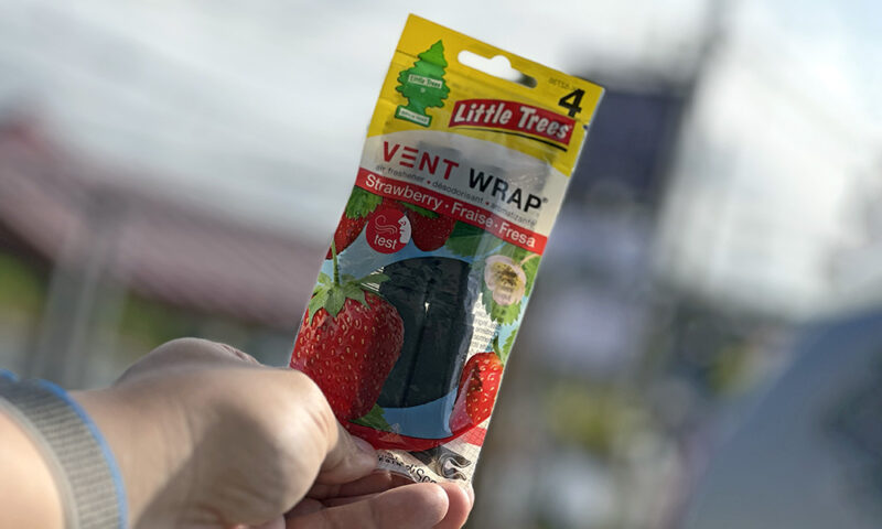 Little Trees vent wraps discreetly make your car smell fresh | VISOR