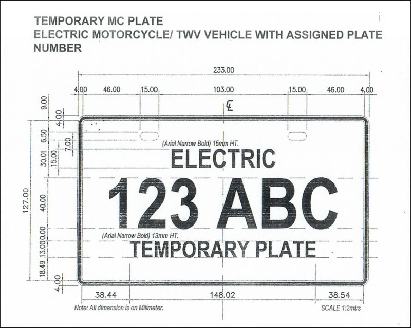 How temporary license plates are supposed to look like, according to ...