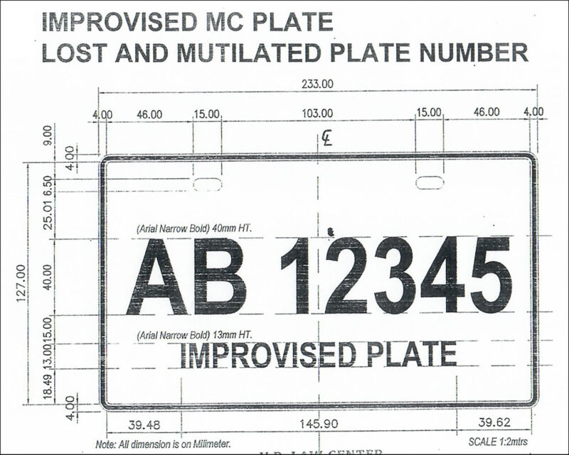 How temporary license plates are supposed to look like, according to ...