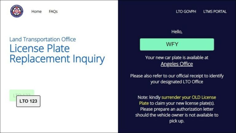This website (apparently) tells you the status of your replacement ...