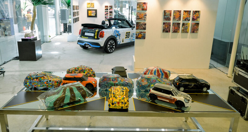 The Autohub x Cloud Gray art collab is happening now at Mini BGC ...