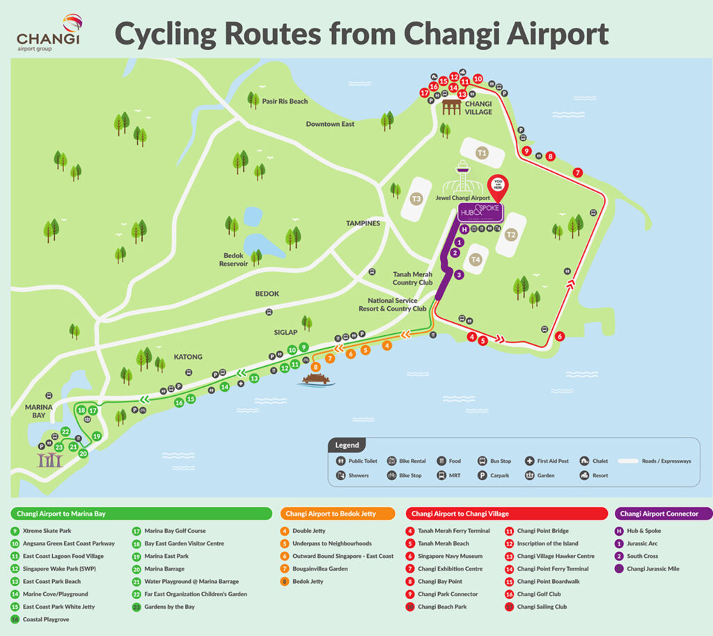 Got a layover in Singapore? You can borrow a bicycle for free at Changi ...