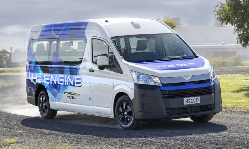 Hydrogen-powered Toyota Hiace will undergo testing in Australia | VISOR