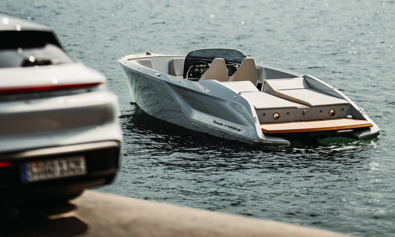 This boat is basically a floating Porsche Macan EV | VISOR