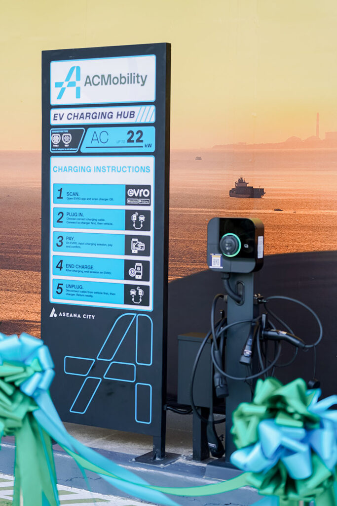 ACMobility launches EV charging station at Ayala Malls Manila Bay | VISOR